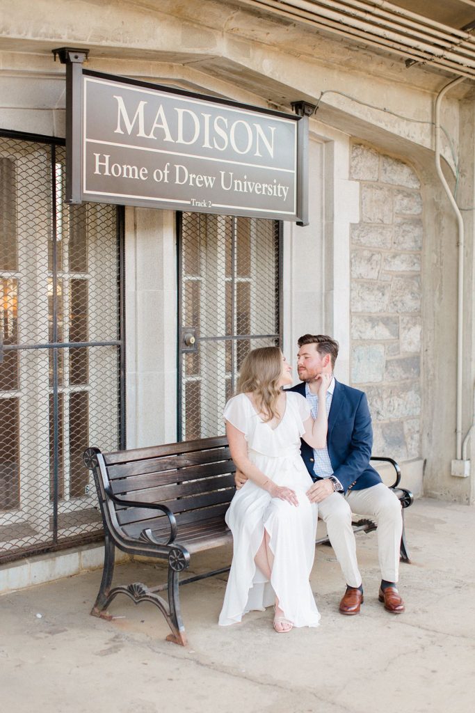 Madison Train Station Engagement | Jill Sahner Photography