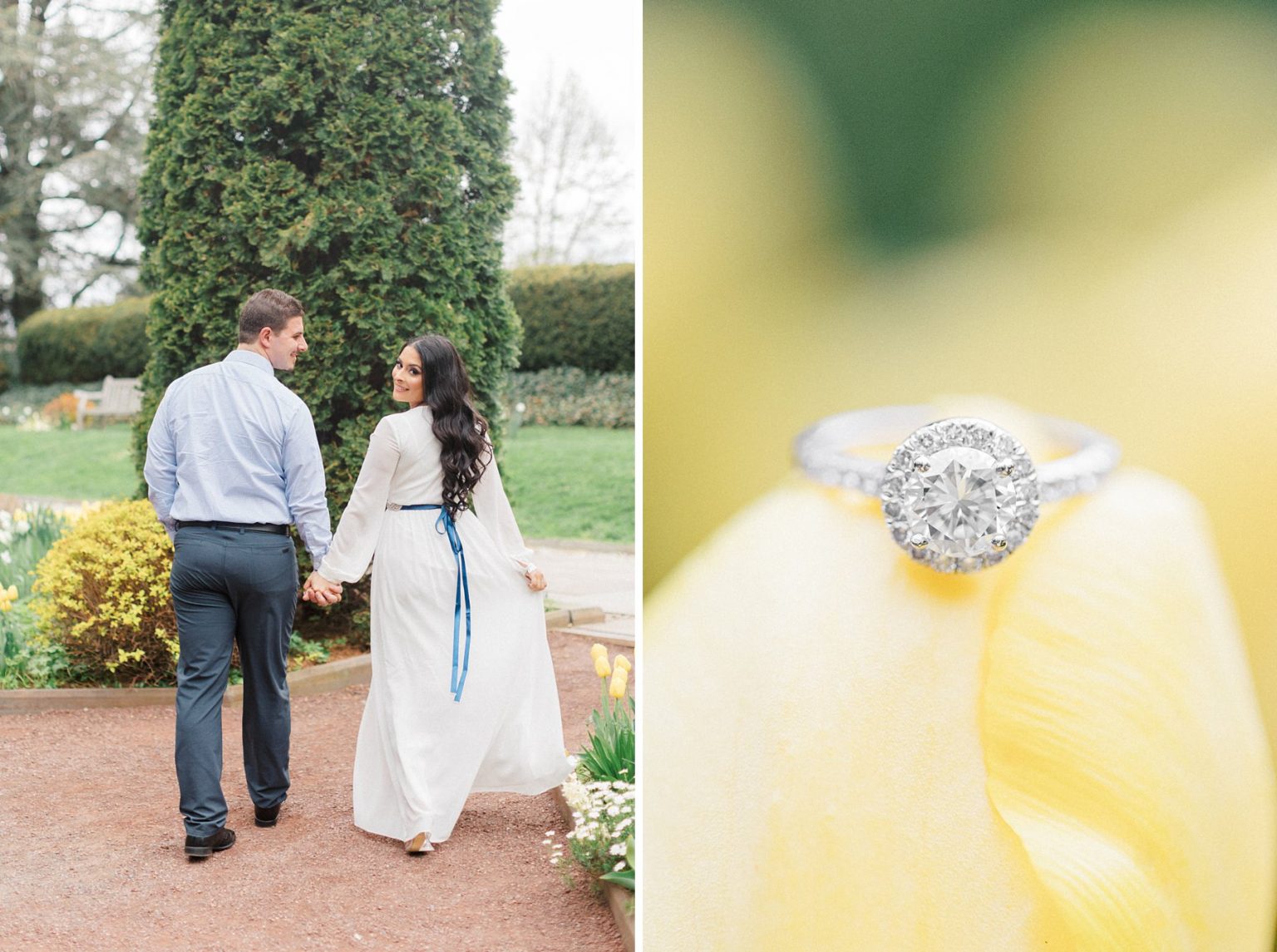 Spring Princeton University Engagement | Jill Sahner Photography