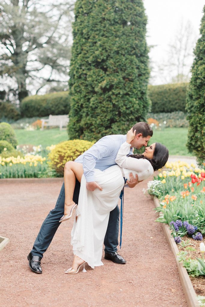Spring Princeton University Engagement | Jill Sahner Photography