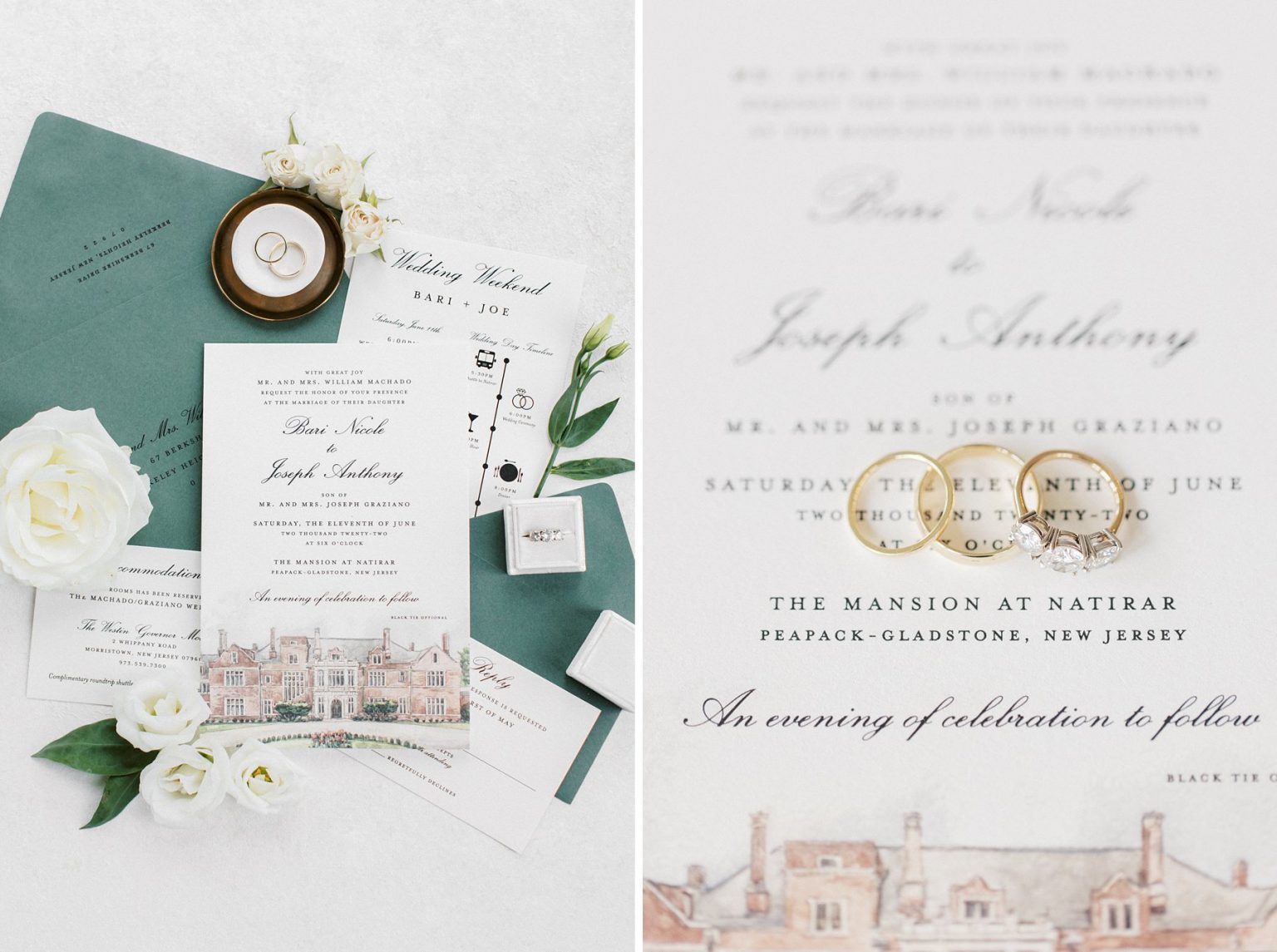 Stylish & Sophisticated Wedding at Natirar | Jill Sahner Photography
