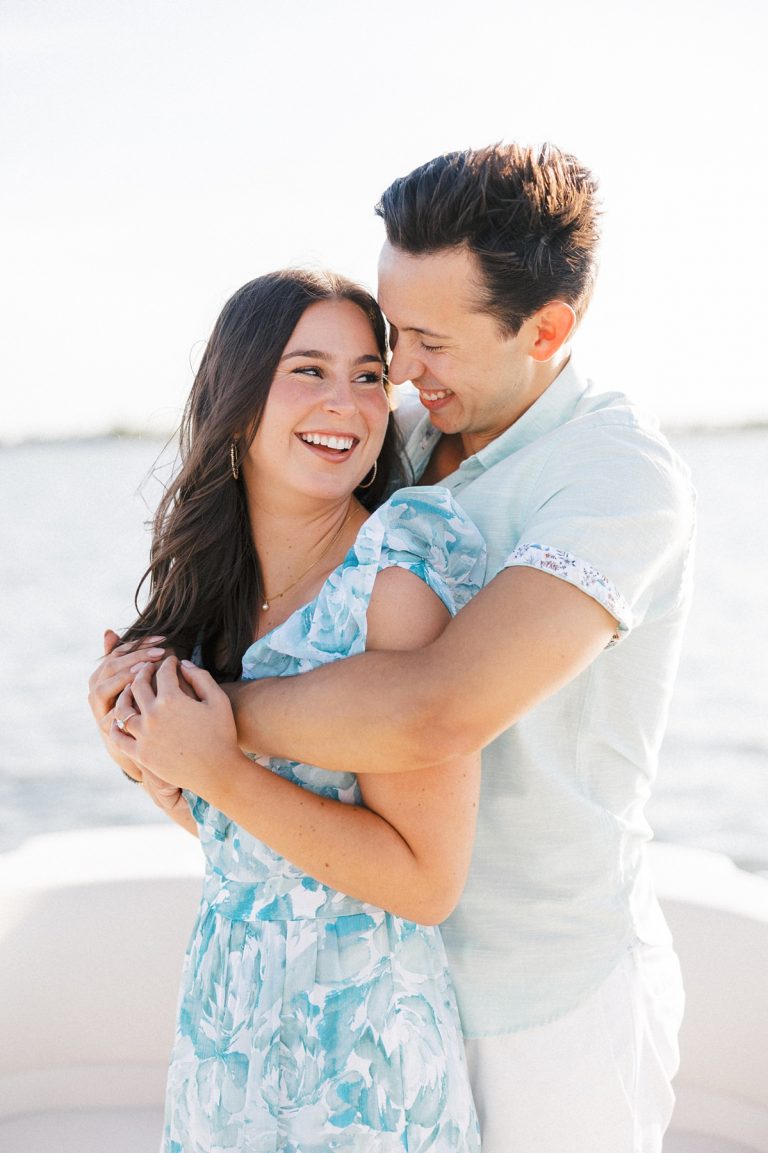 Dreamy Sunset Lavallette Engagement | Jill Sahner Photography