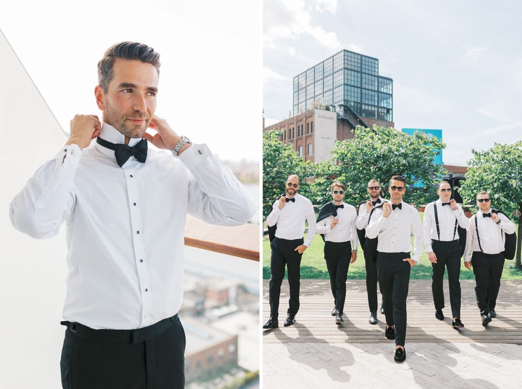 Modern City Rooftop Wedding at Box House Hotel | Jill Sahner Photography