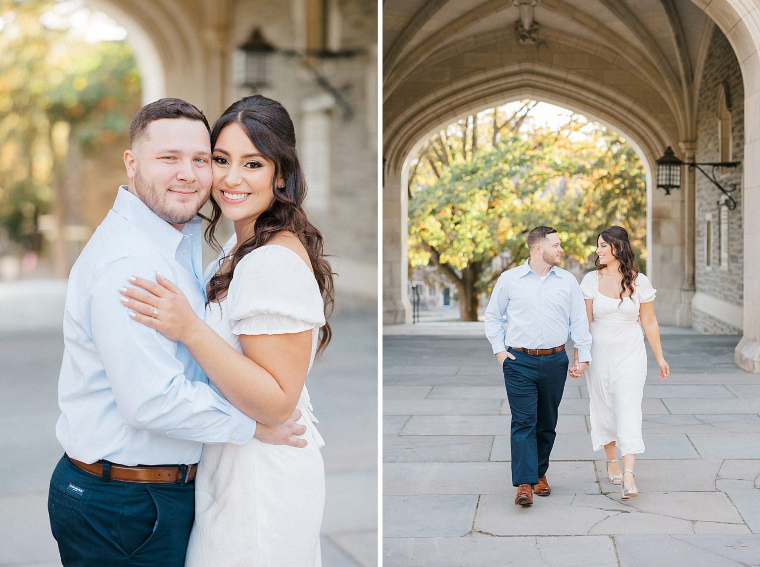 Autumn Princeton University Engagement | Jill Sahner Photography