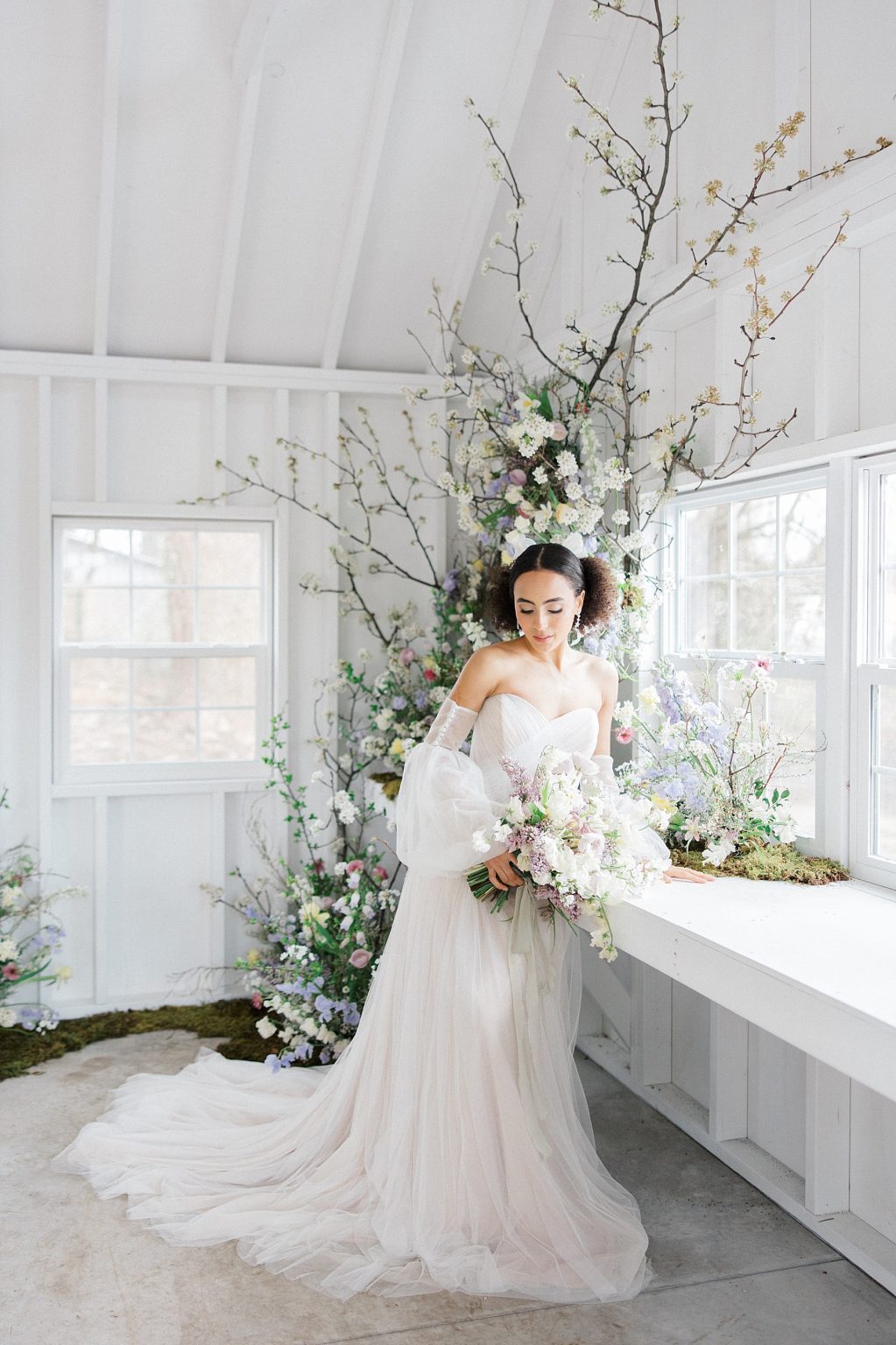 Romantic Floral Editorial at Blushing Fields Farm