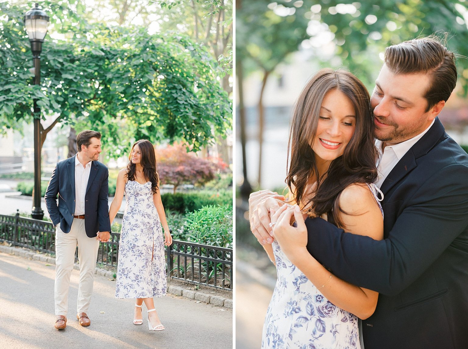 Uptown Hoboken Brownstone Engagement