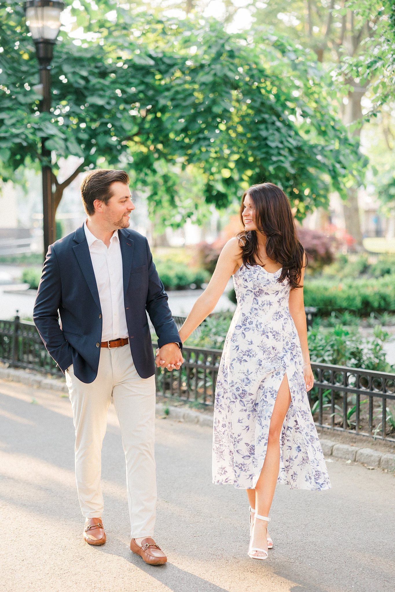 Uptown Hoboken Brownstone Engagement