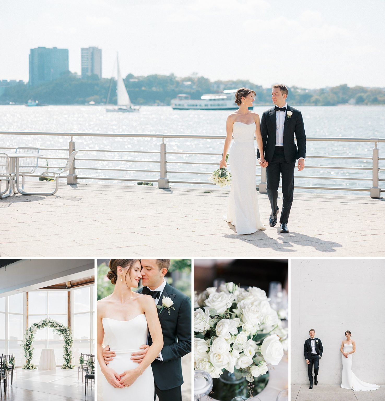 Modern City Wedding at The Lighthouse NYC