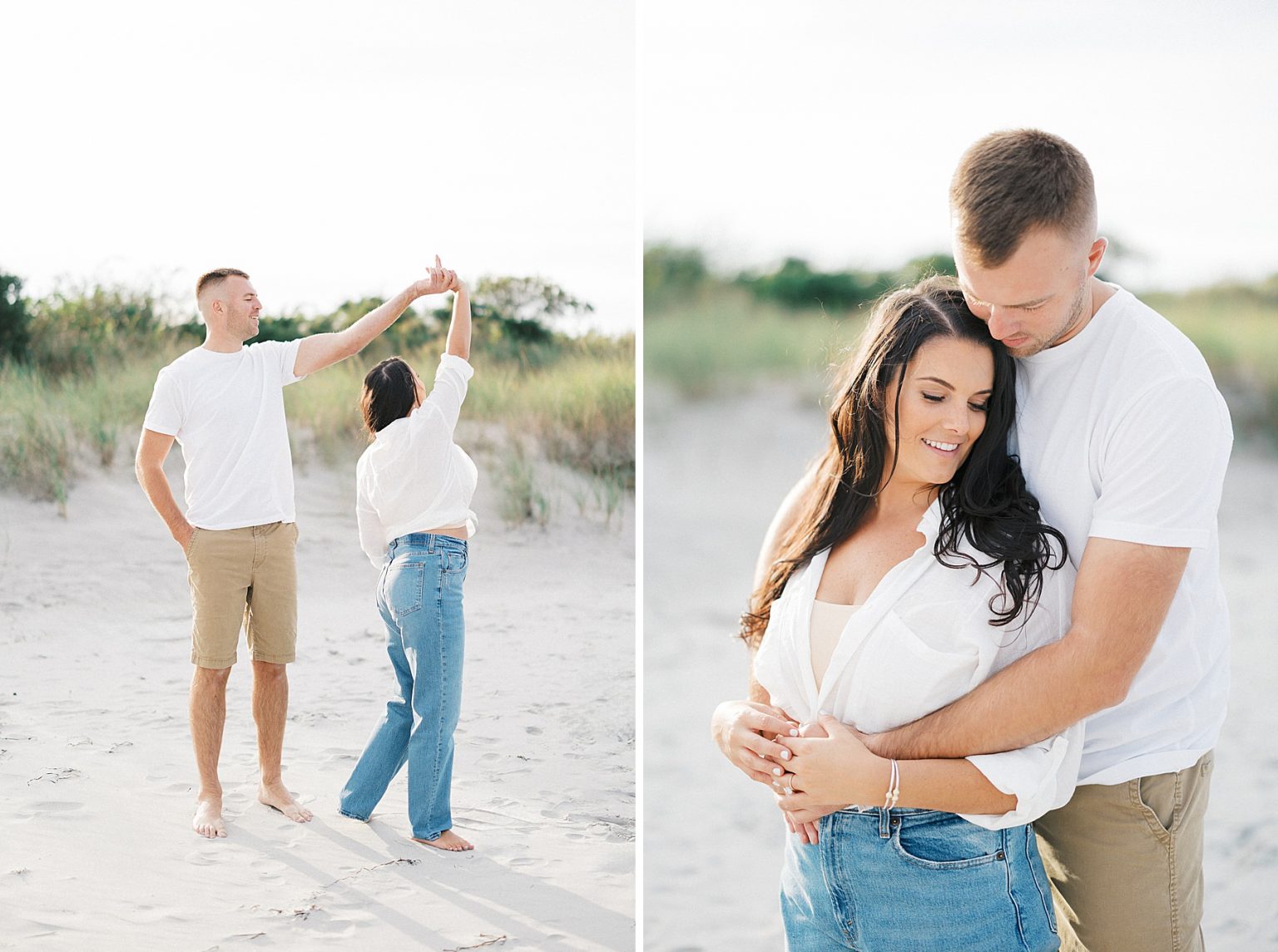 Third Beach Middletown RI Engagement