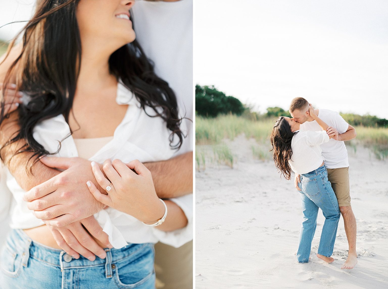 Third Beach Middletown RI Engagement