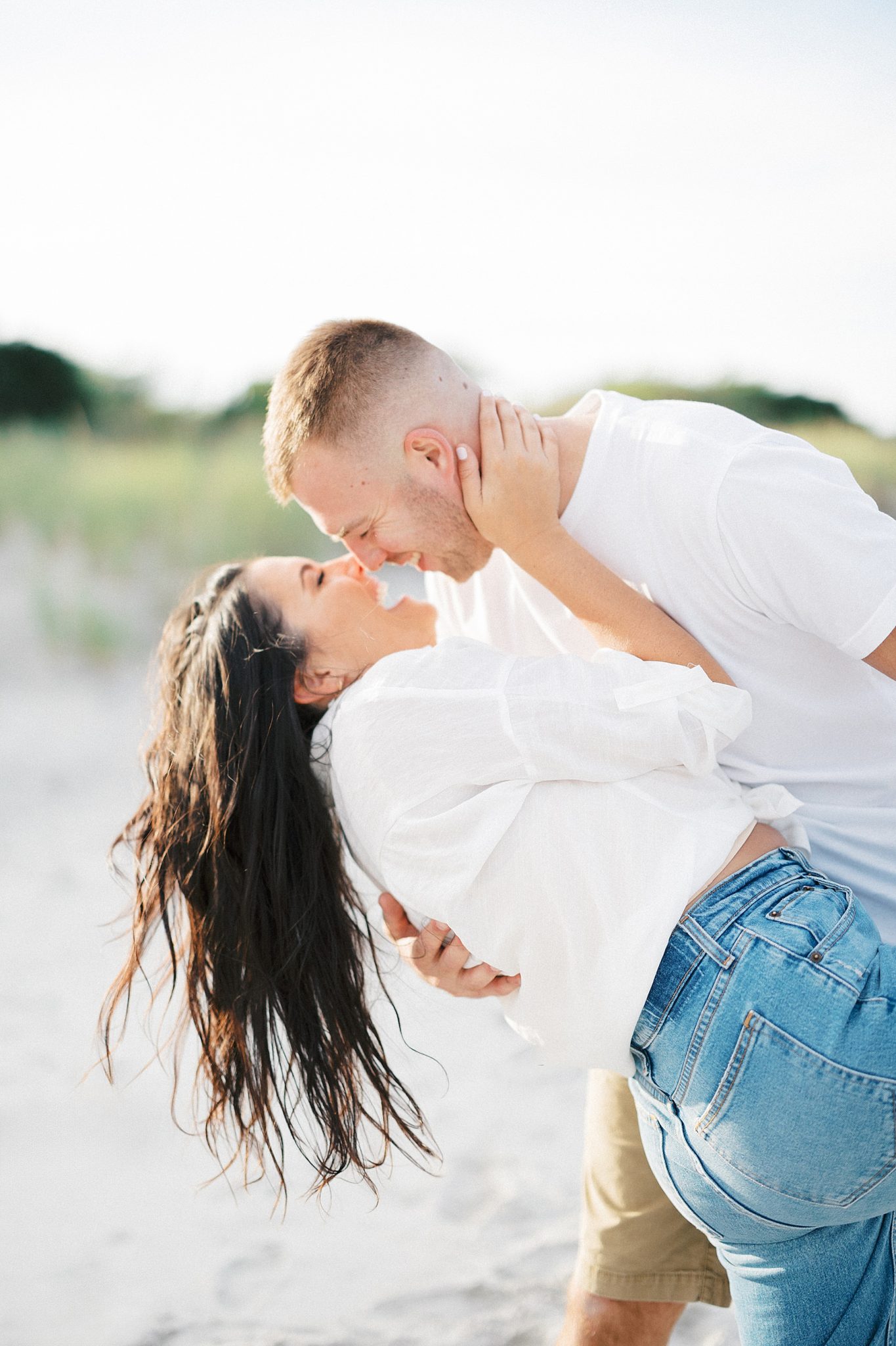 Third Beach Middletown RI Engagement