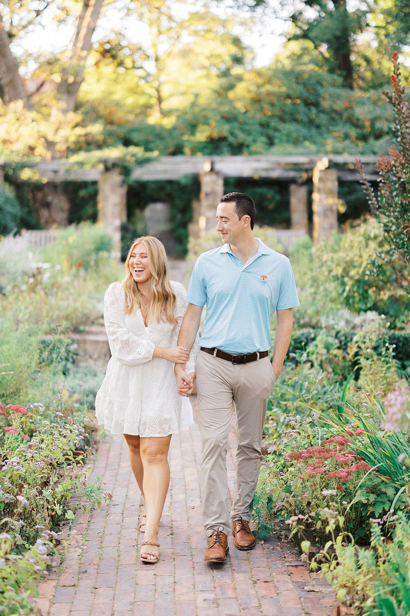 Autumn Cross Estate Gardens Engagement