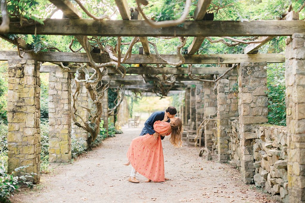Autumn Cross Estate Gardens Engagement