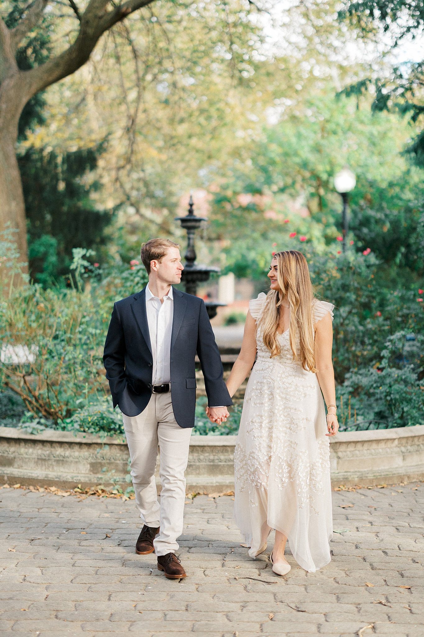 Van Vorst Park Jersey City Engagement