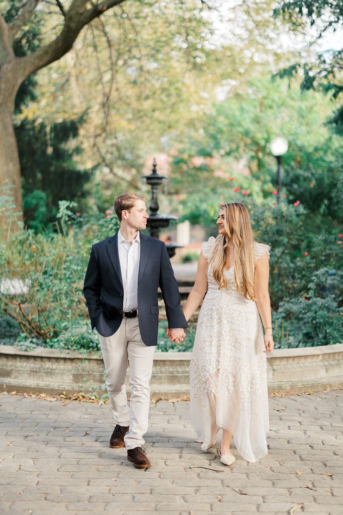 Van Vorst Park Jersey City Engagement