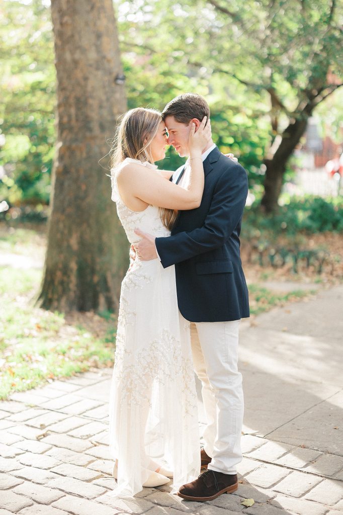 Van Vorst Park Jersey City Engagement