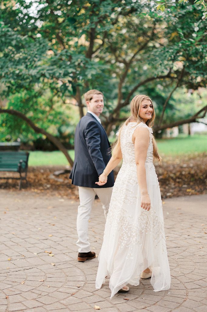 Van Vorst Park Jersey City Engagement
