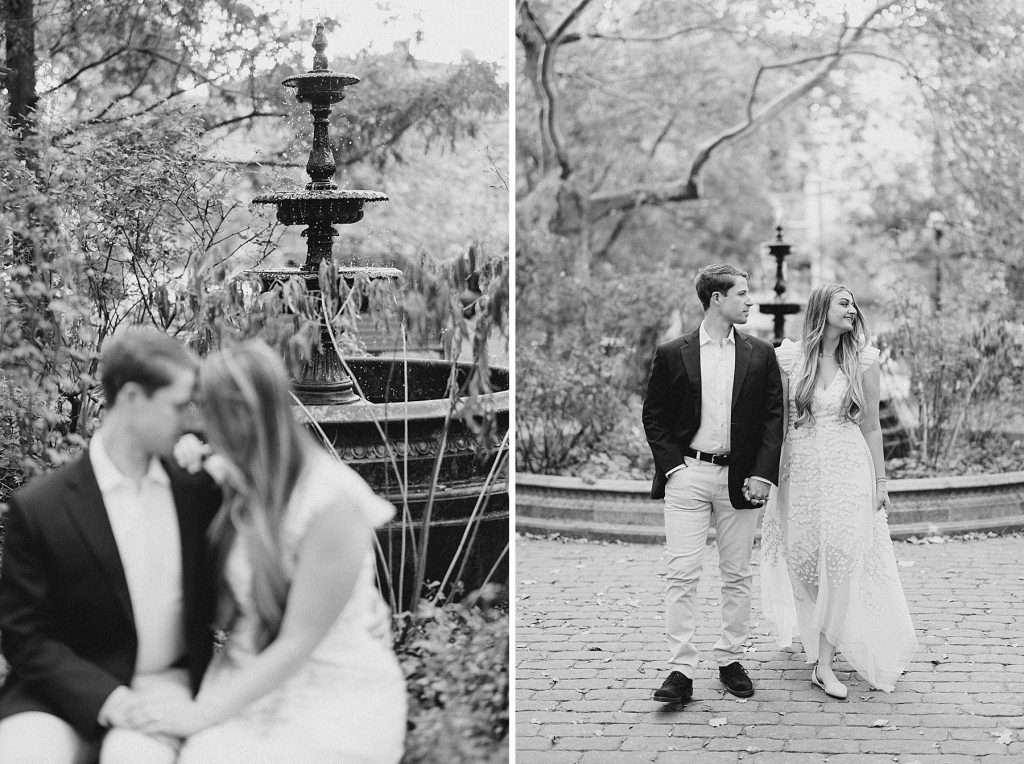 Van Vorst Park Jersey City Engagement