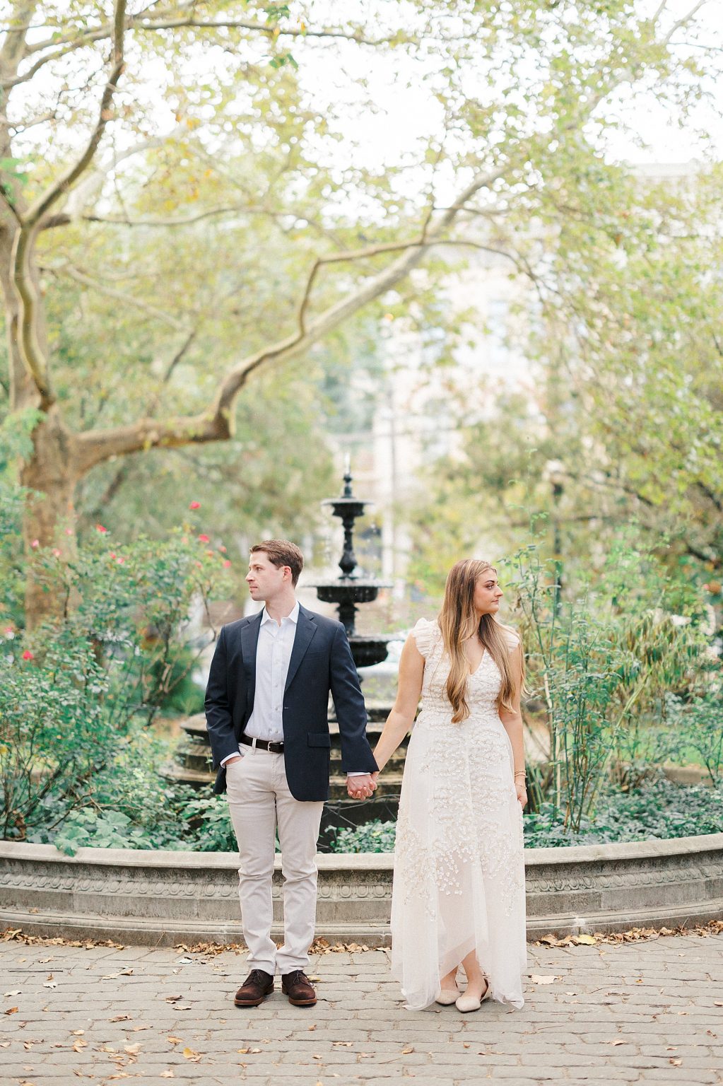 Van Vorst Park Jersey City Engagement