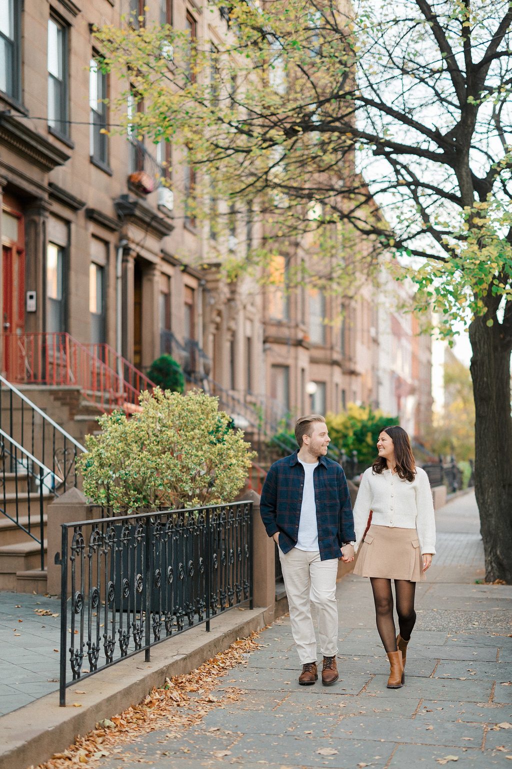 Golden Hour Hoboken Waterfront Engagement