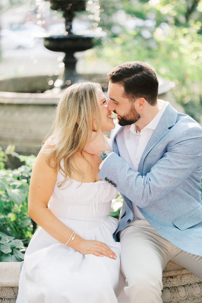 Van Vorst Park Jersey City Engagement