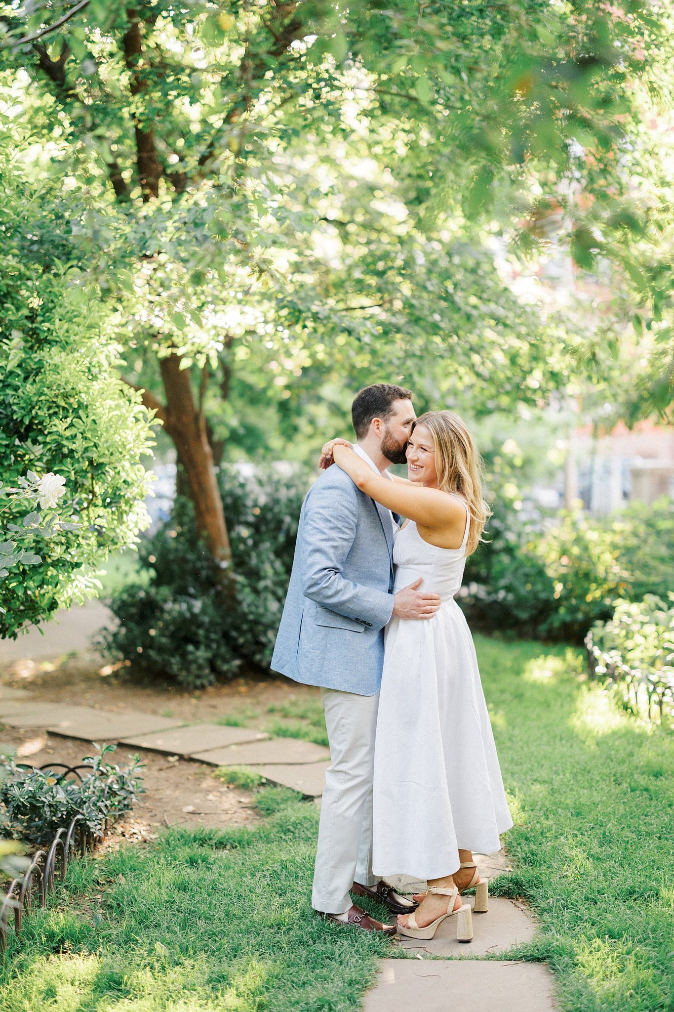 Van Vorst Park Jersey City Engagement