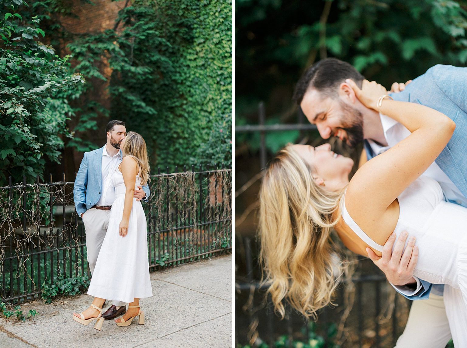 Van Vorst Park Jersey City Engagement