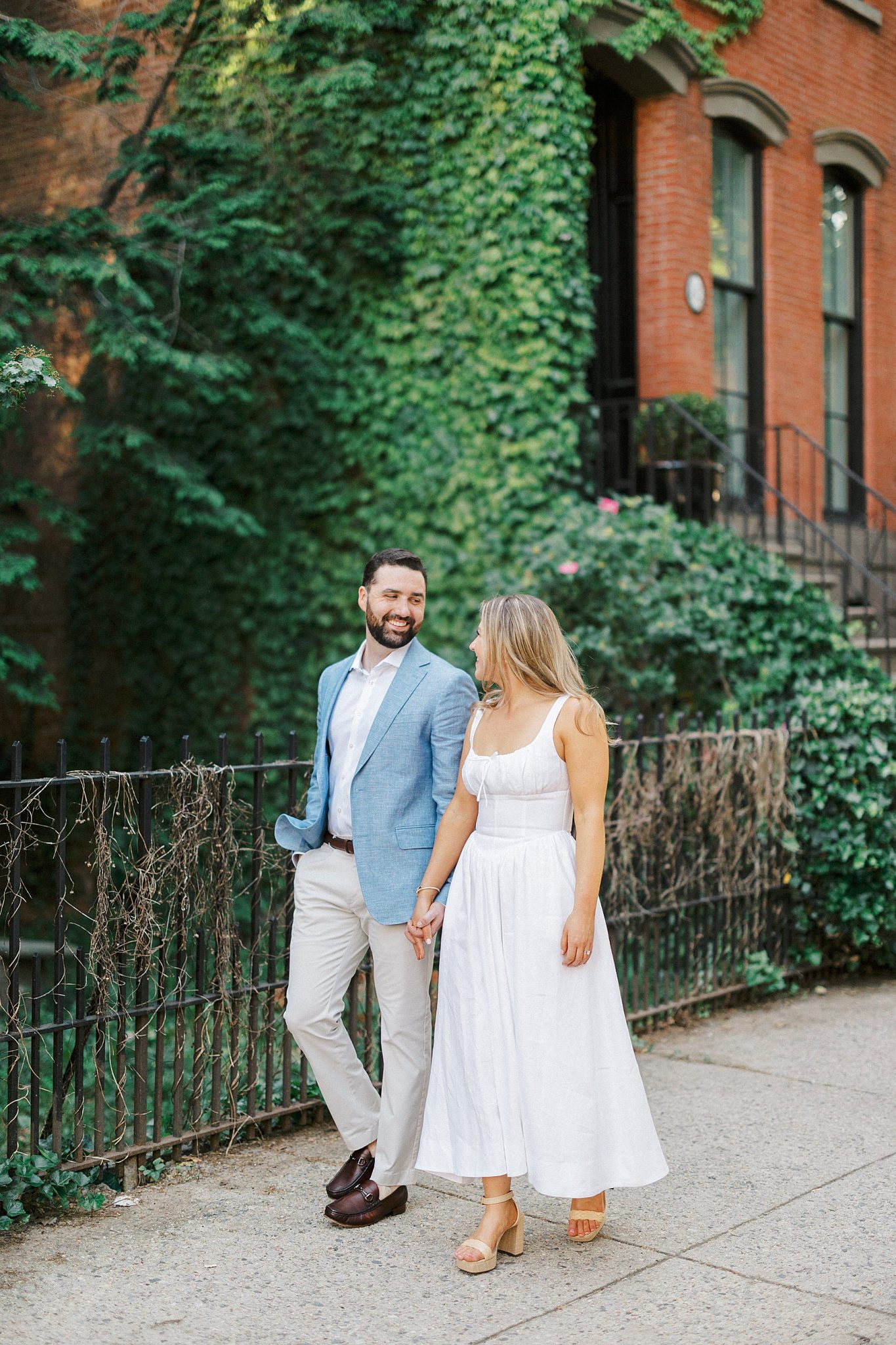 Van Vorst Park Jersey City Engagement