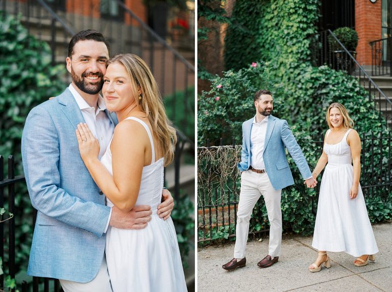 Van Vorst Park Jersey City Engagement