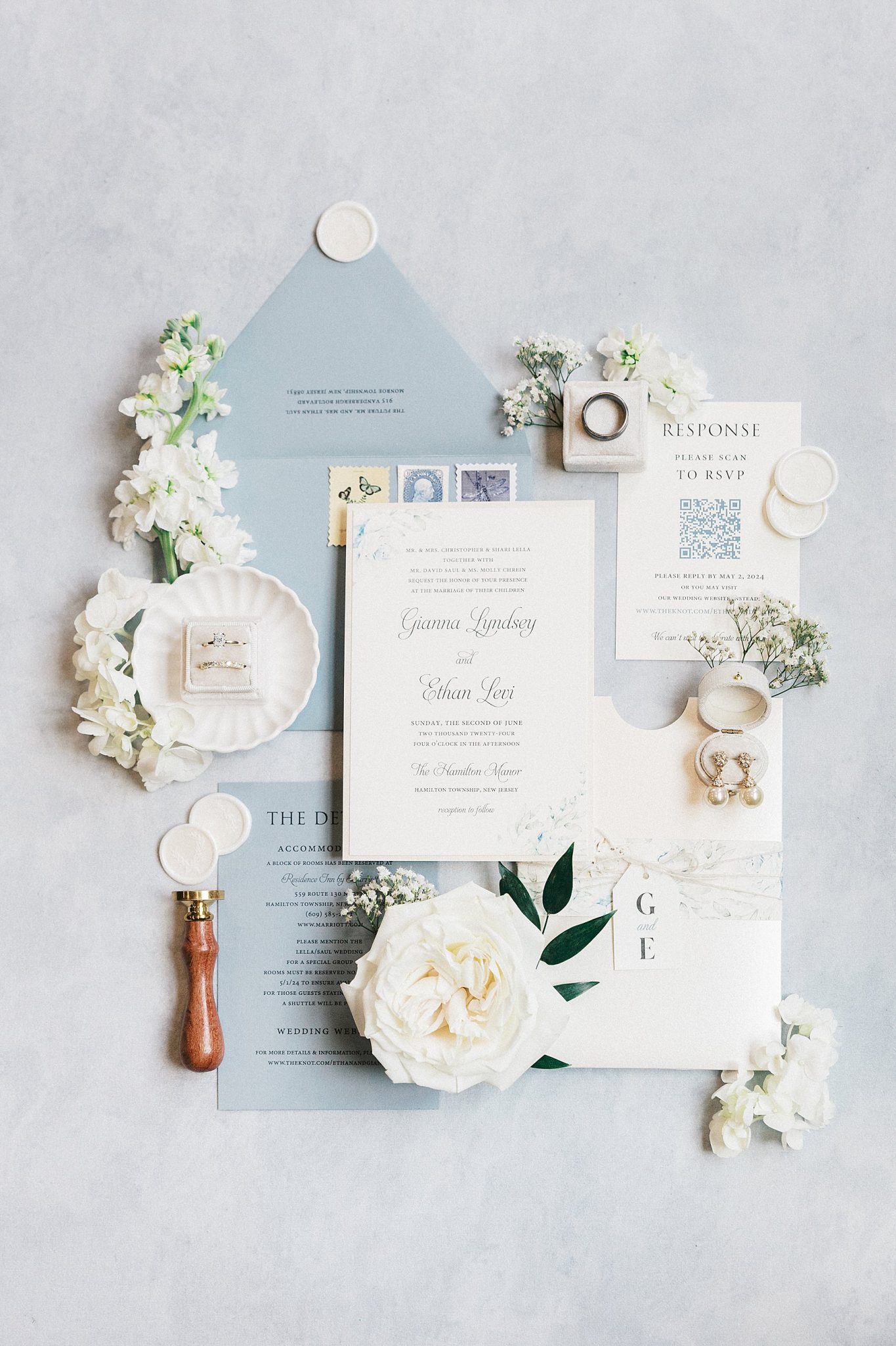 English Garden Wedding at The Hamilton Manor