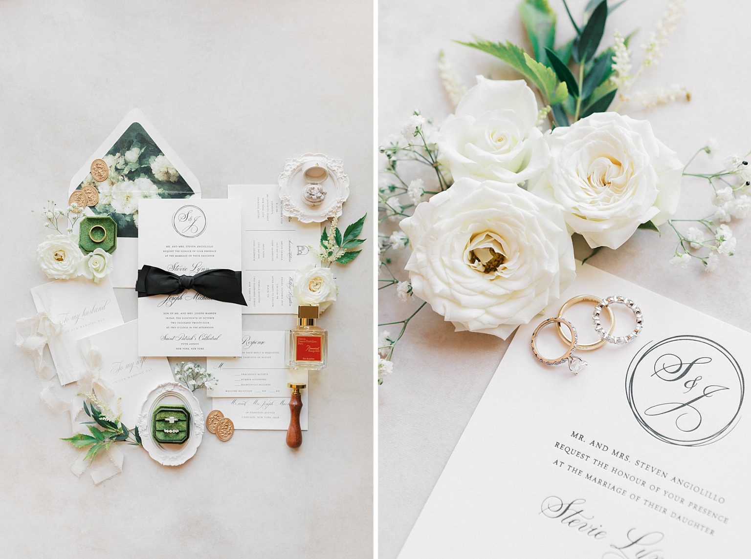 Timeless NYC Wedding at St. Patricks Cathedral & Tribeca Rooftop