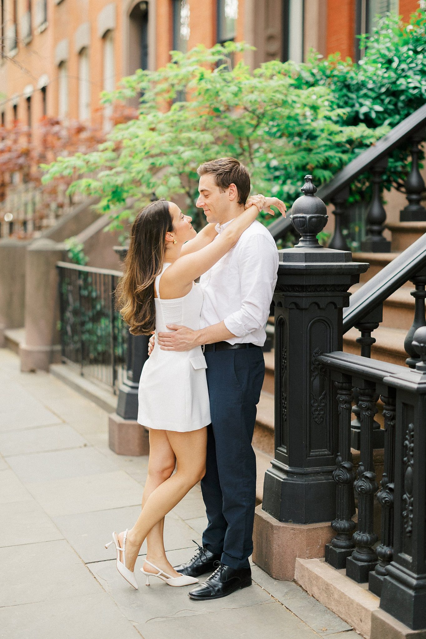 Spring West Village NYC Engagement