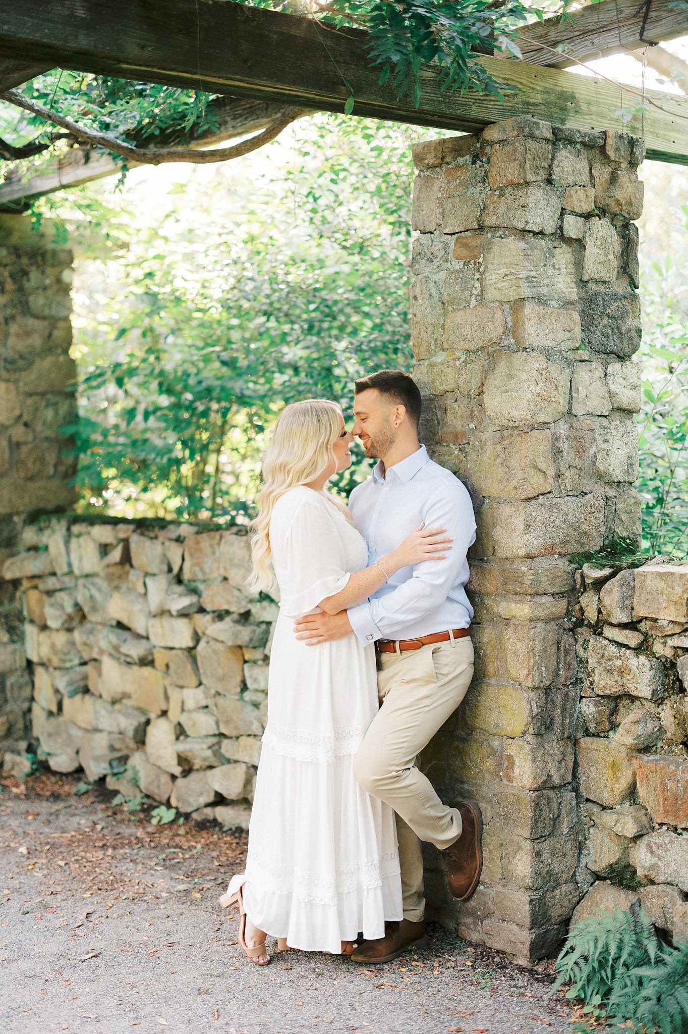 Summer Cross Estate Gardens Engagement